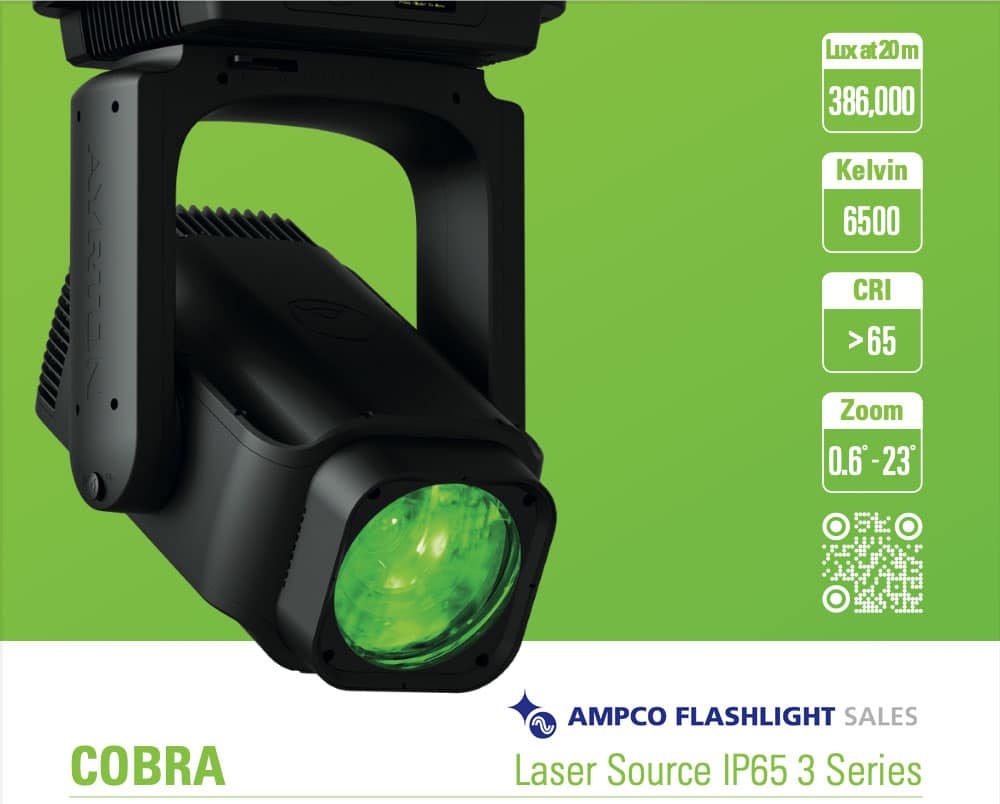 Ayrton Cobra - Ampco Flashlight