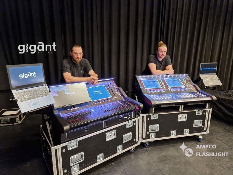 Podium Gigant gaat voor DiGiCo - Ampco Flashlight